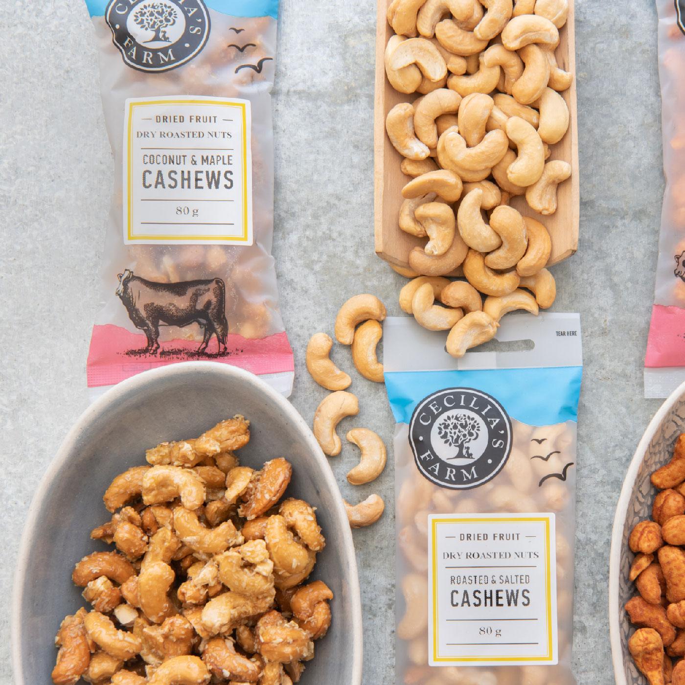 Roasted Maple & Coconut Cashews | Buy Online in South Africa | Cecilia ...
