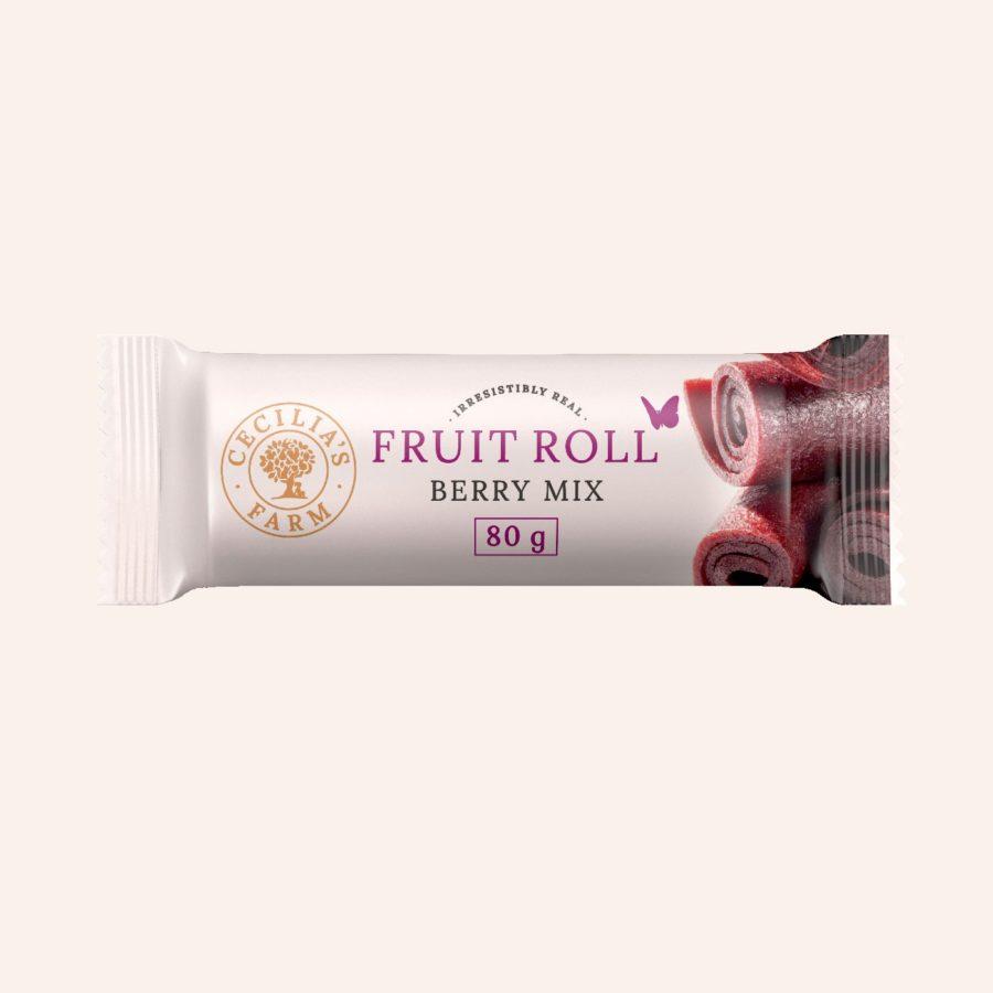 Dried Berry Mix Fruit Roll | Cecilia's Farm