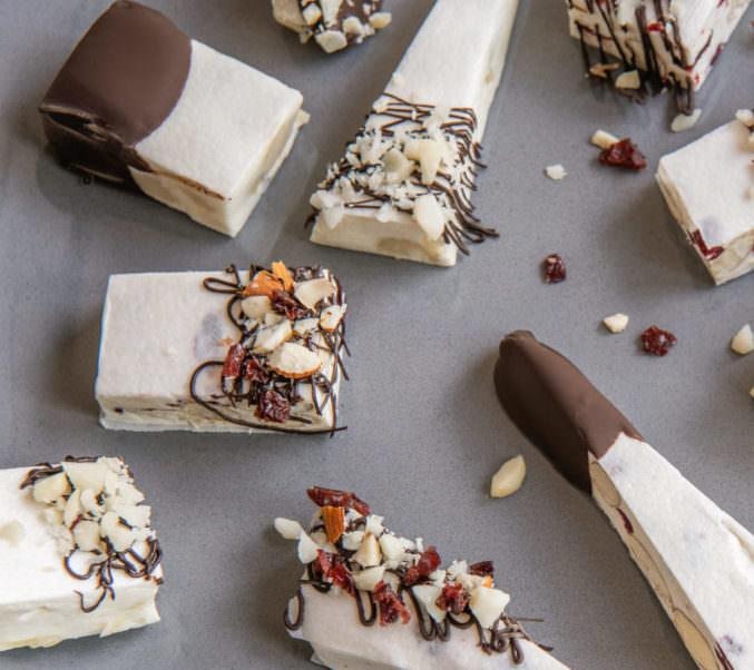 Nougat friandise recipe - Cecilia's Farm