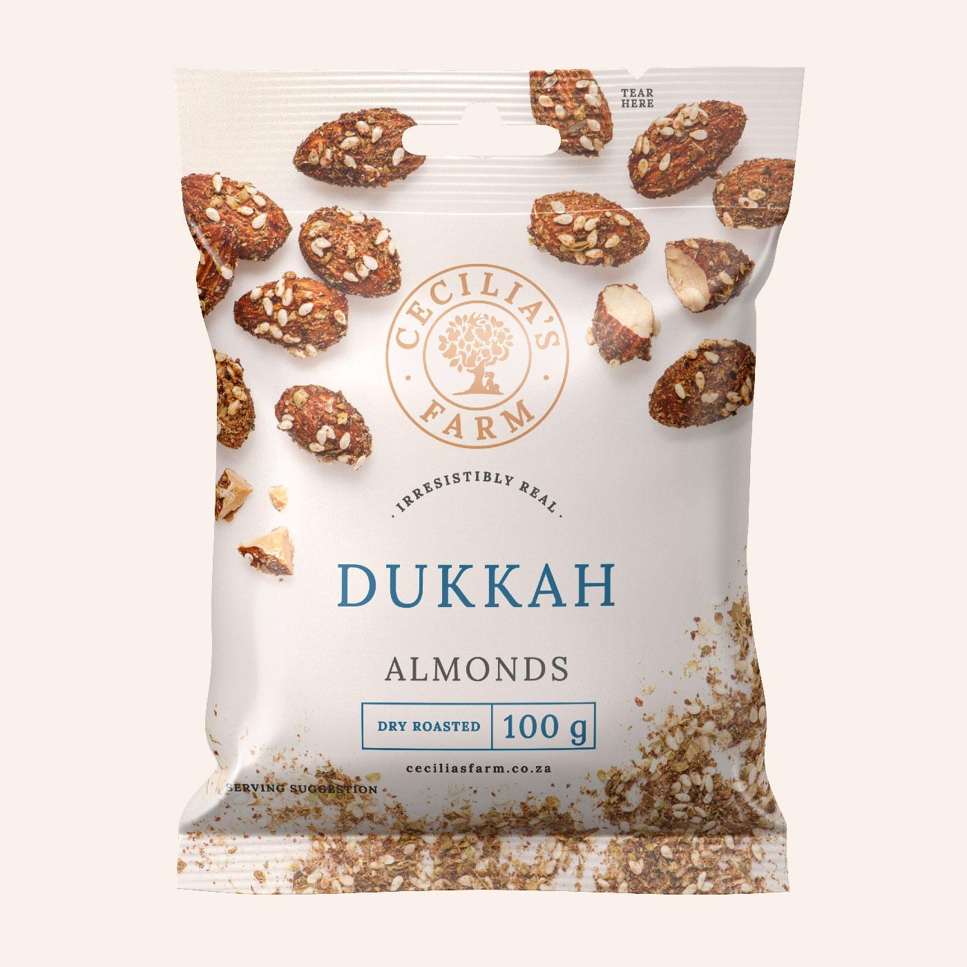 Roasted Dukkah Almonds | Cecilia's Farm